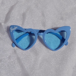 Custom Blue Heart Sunglasses: Bridal Party Favors, Personalized Dusty ...