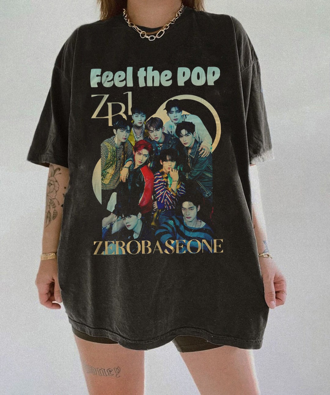 ZEROBASEONE Zb1 Feel the Pop Shirt, ZB1 You Hand Me at Hello Album ...