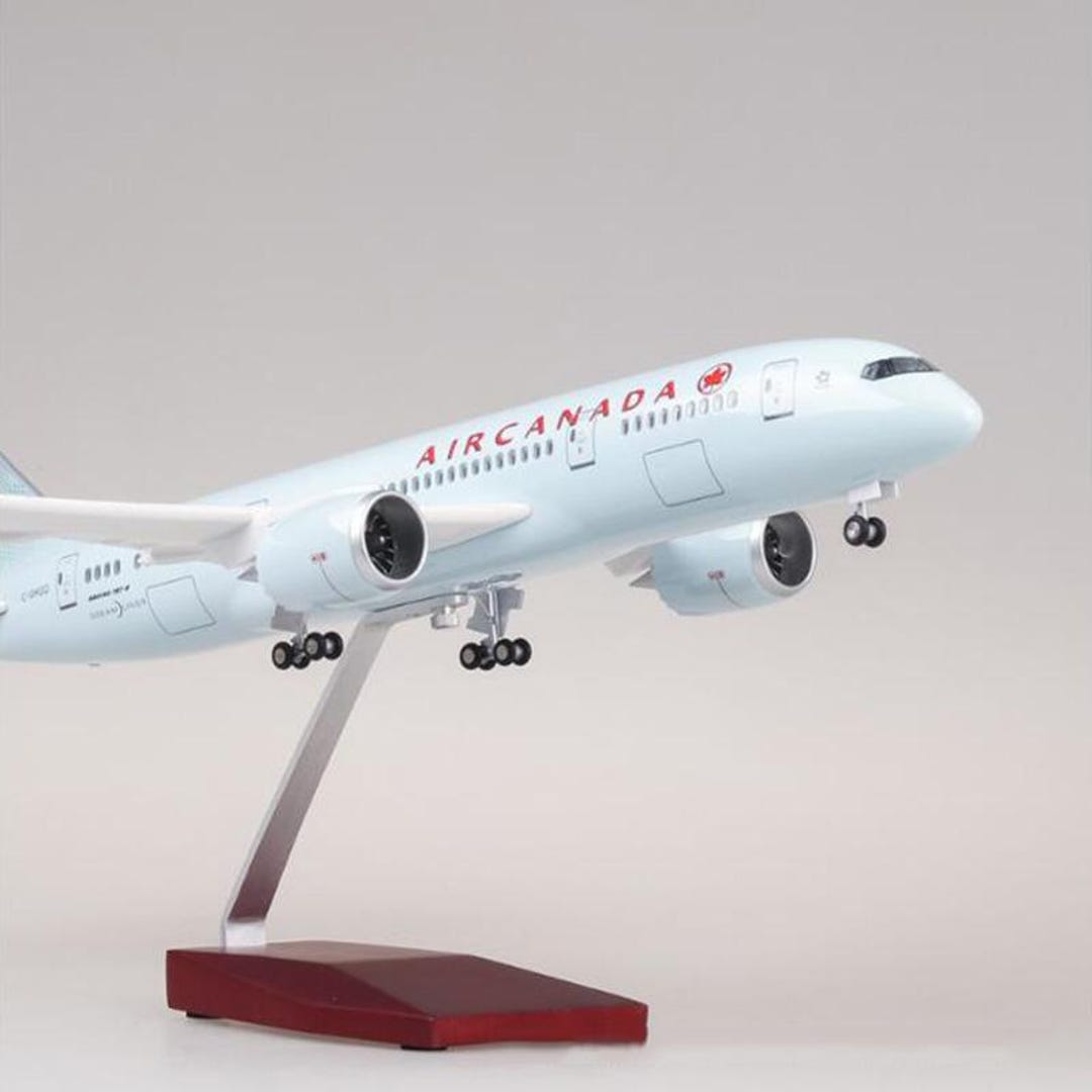 1/130 Scale Aircanada 787 Resin Desk Model With Lights - Etsy