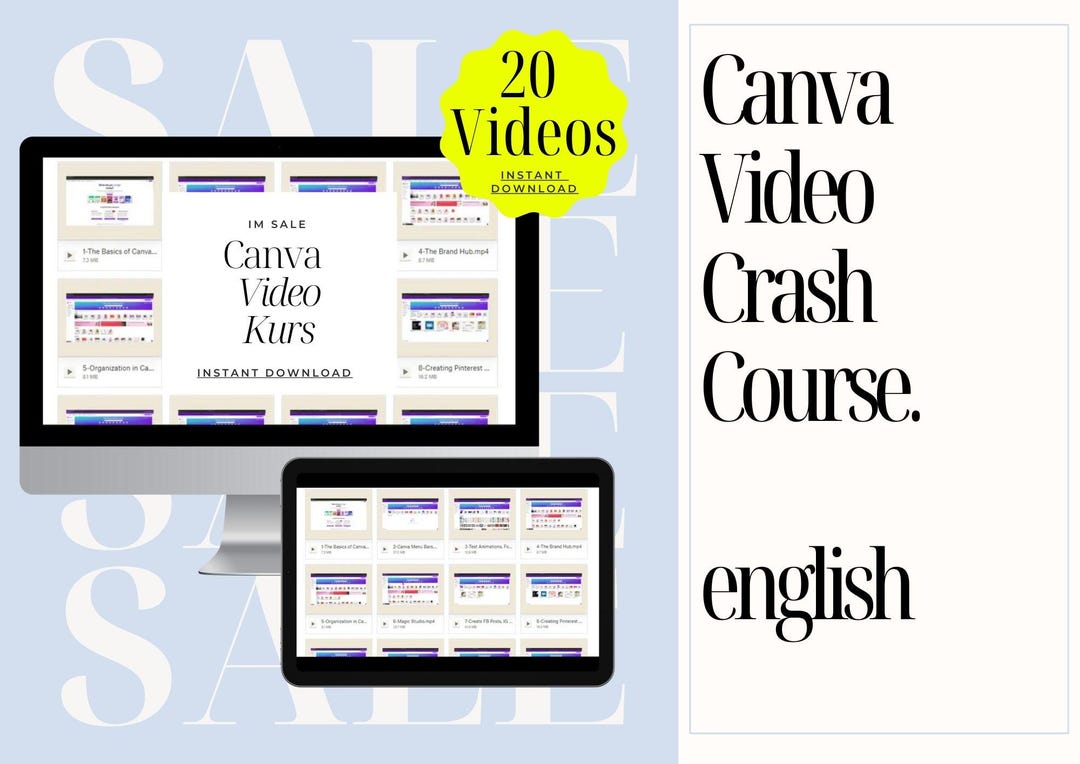 CANVA VIDEO COURSE for Absolute Beginners How to Canva Video Tutorials ...
