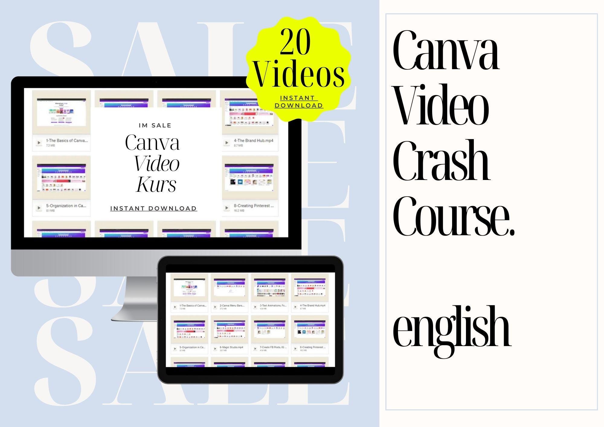 CANVA VIDEO COURSE for Absolute Beginners How to Canva Video Tutorials ...