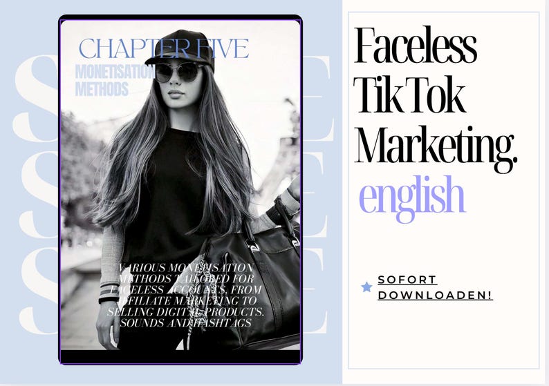 Faceless Tiktok PLR Faceless Tiktok Affiliate Tiktok Ads Faceless Tiktok Ebook Profitable Niches ...