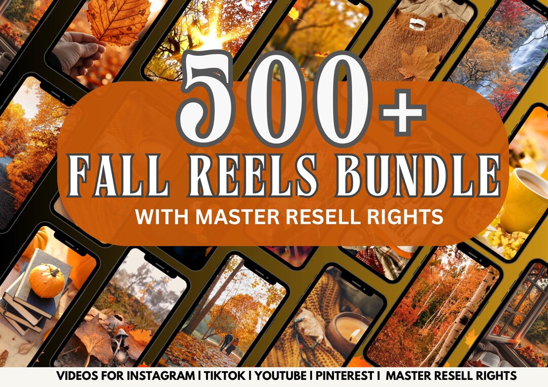 Fall Reels Bundle,aesthetic Faceless Videos, Reels Bundle,nature Reels ...