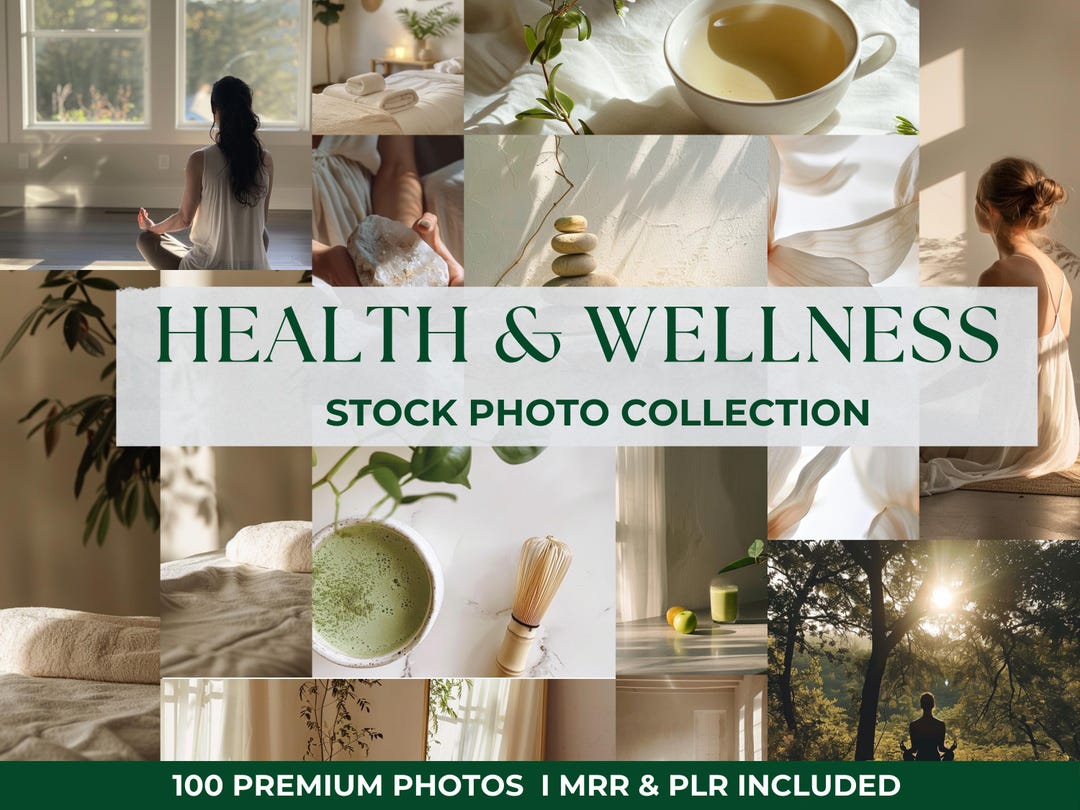 Health & Wellness Stock Photos, Health Stock Photo Bundle,aesthetic ...