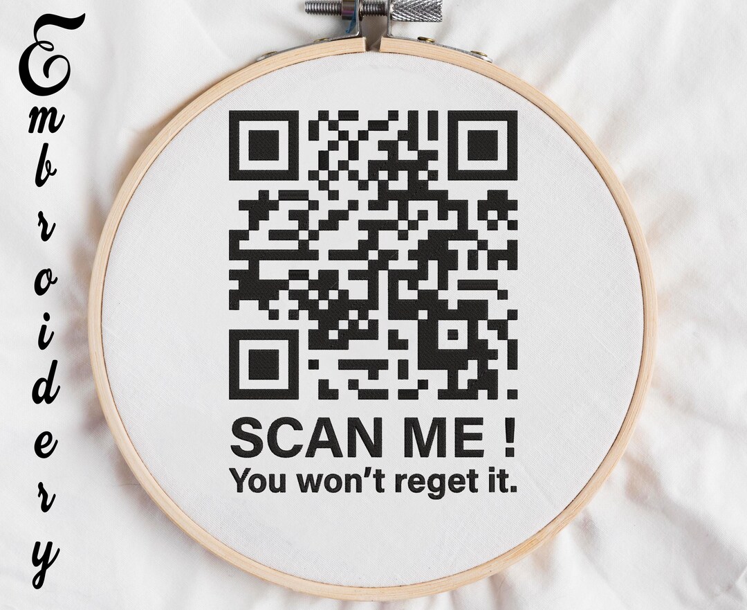 Embroidery Trump Qr Code Design Digital Png, Trump Embroidery, Qr Code ...