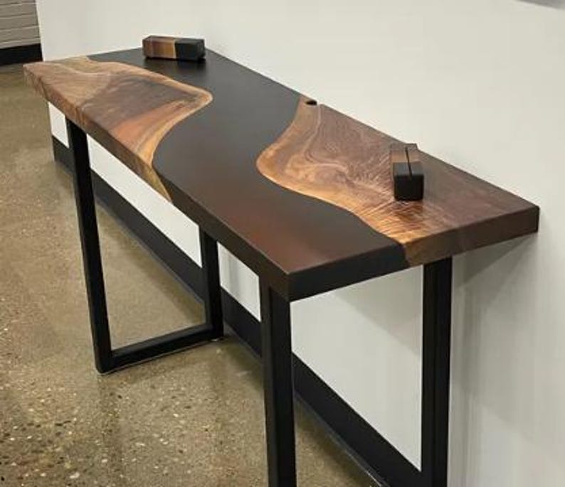 U-shaped Metal Table Legs – Industrial Metal Table Base – Powder-coated ...