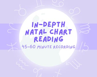 NATAL CHART Reading, Astrology READING, Personalized Natal Chart Reading & In-depth Astrology ...