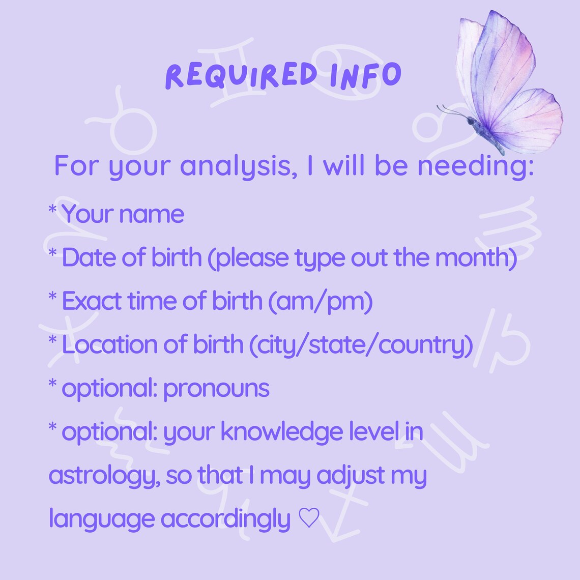 In-depth Natal Chart Analysis Recorded Astrology Reading Birth Chart ...