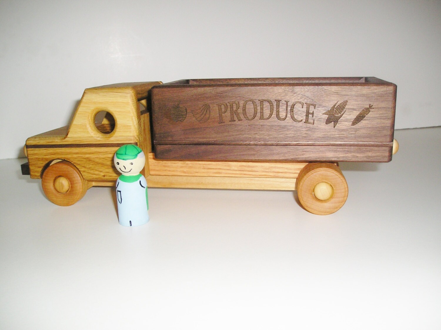 Produce Truck With Hand Painted Driver - Etsy