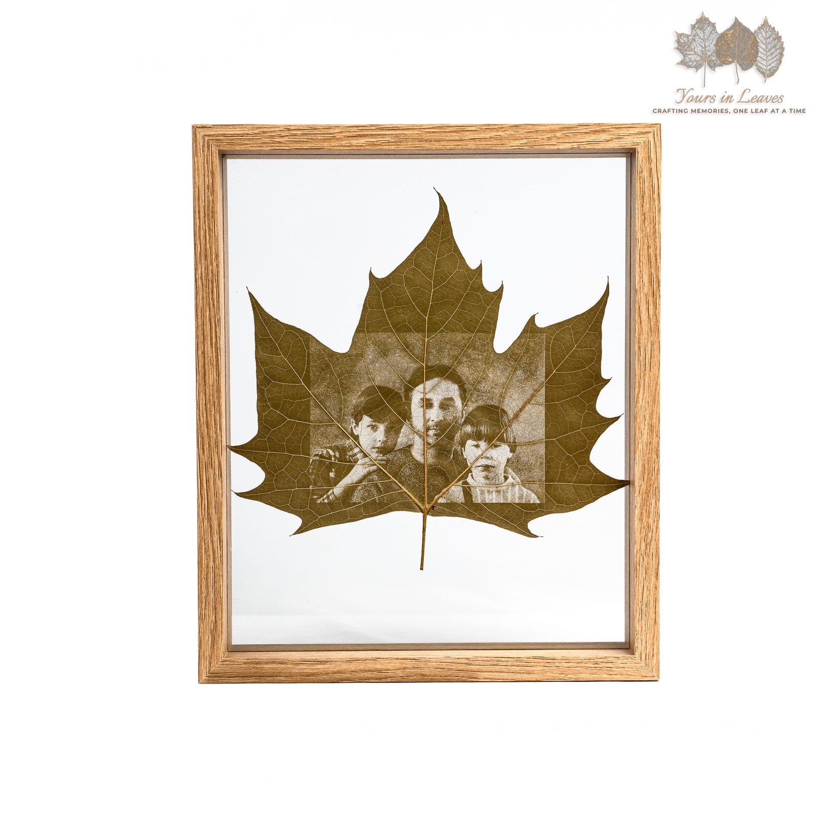 Customized Leaf Carving Photos Art, Personalized Gift, Personalized ...