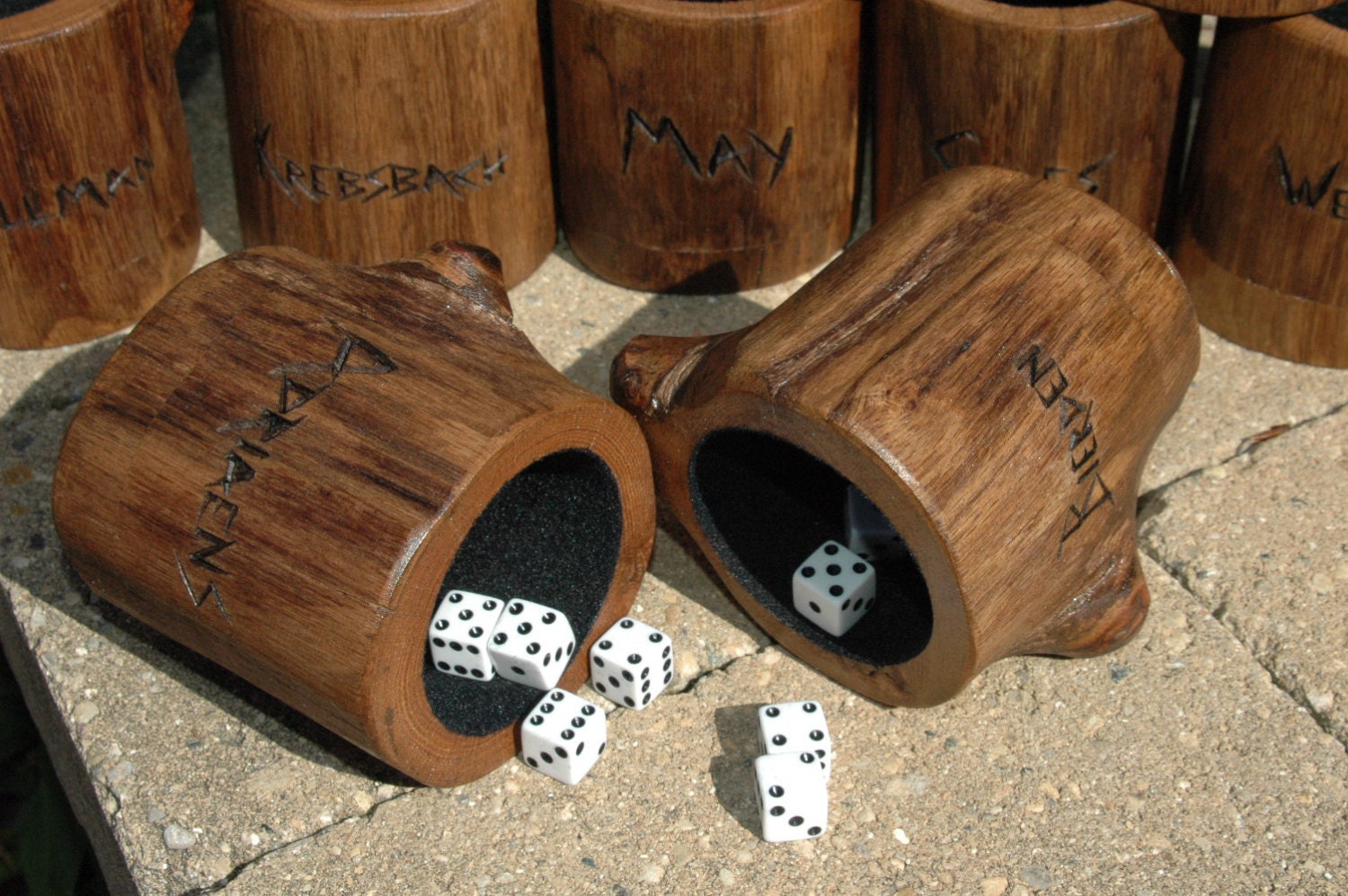 Wedding Party Gifts - Personalized Dice Cups - Etsy