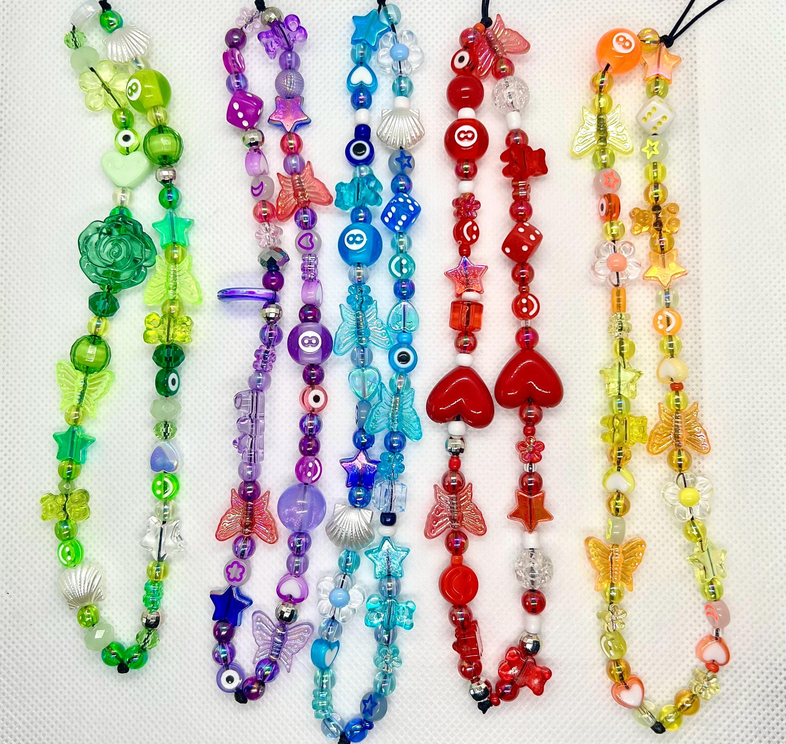 Green,blue,purple,orange,yellow,red Phone Charm Strap, Phone Strap ...