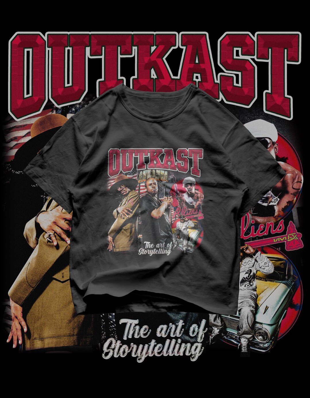 2000's Vintage outkast Unisex T-shirt - Etsy