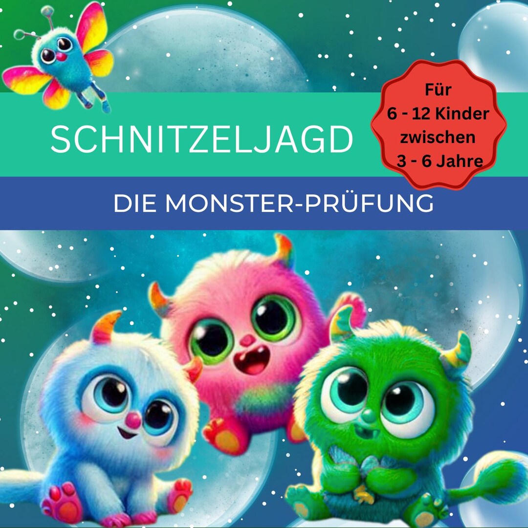 Monster Scavenger Hunt / Treasure Hunt for Children's Birthdays to ...