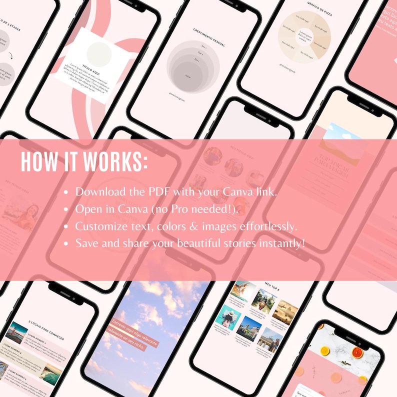 Instagram Story Template | Aesthetic and Chic Designs | Fully Editable ...