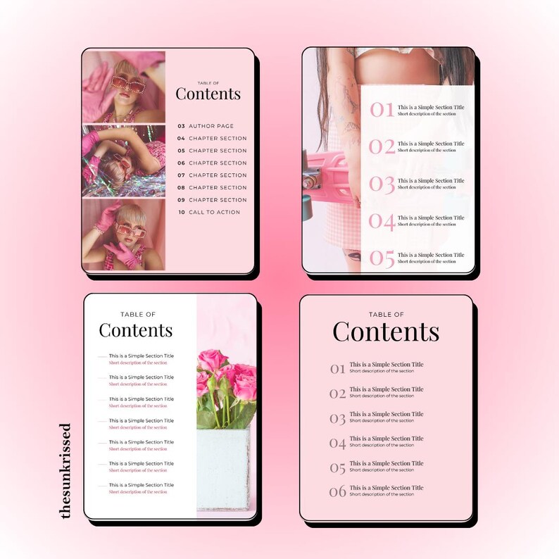 Editable Pink Canva Ebook Template | Pink Aesthetic PLR Digital Product ...