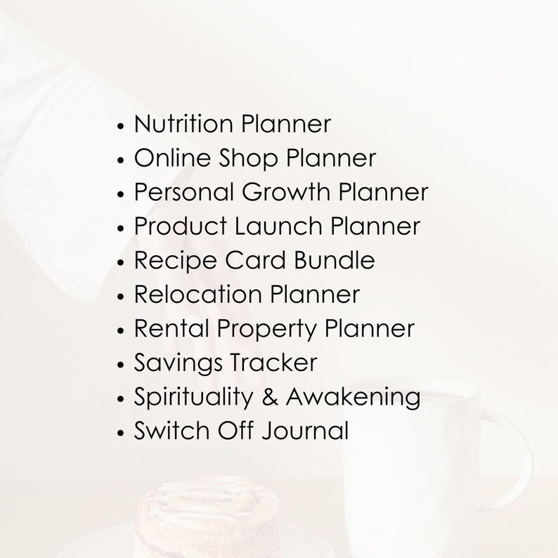 50 Unique Editable Canva Planner Templates | Digital Download ...