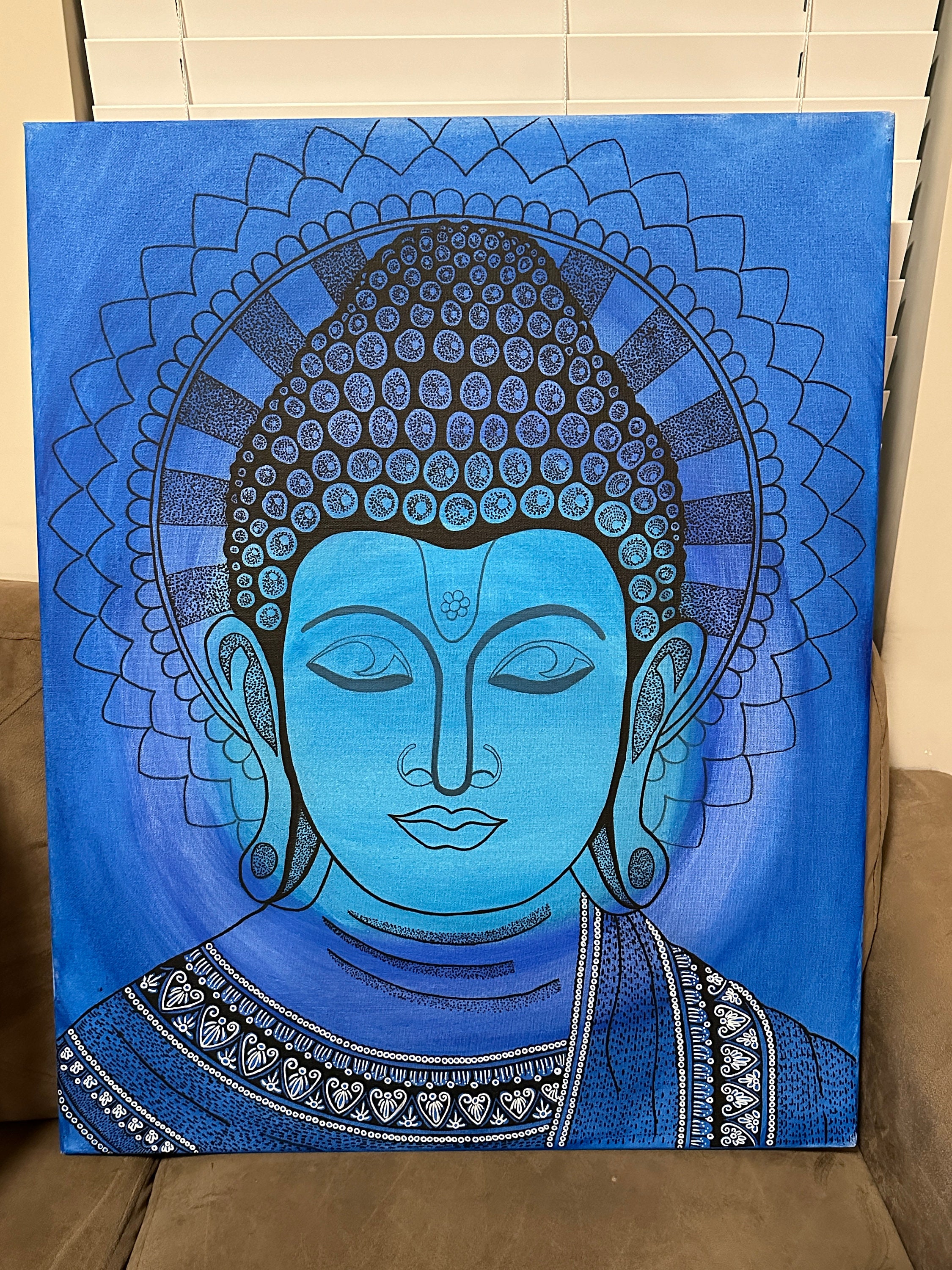 Lord Buddha Painting - Etsy