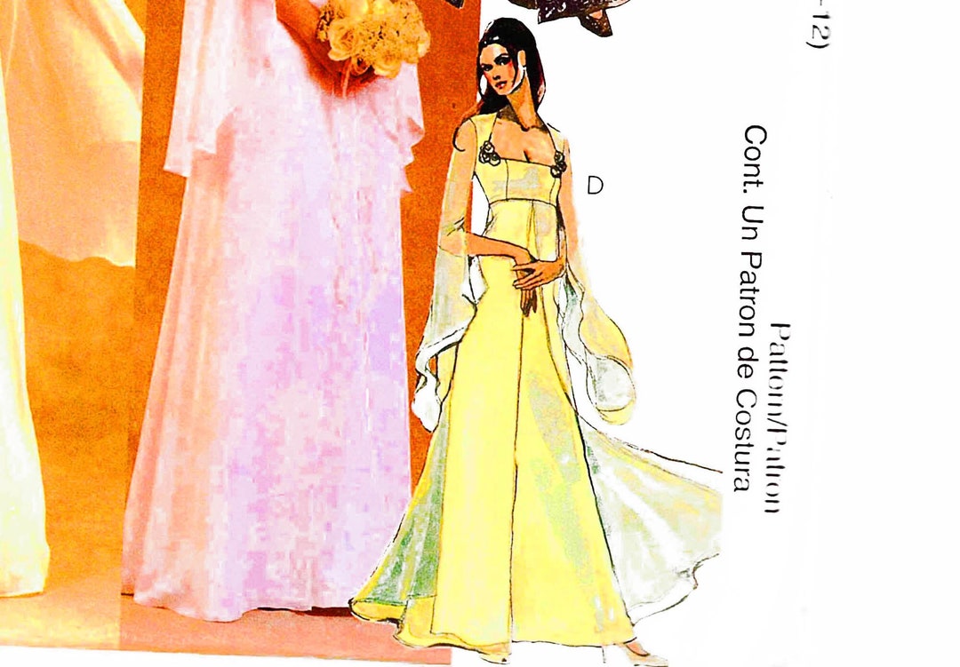 Womens Medieval Renaissance Dress Pattern Costume Empire Waist Bridal ...