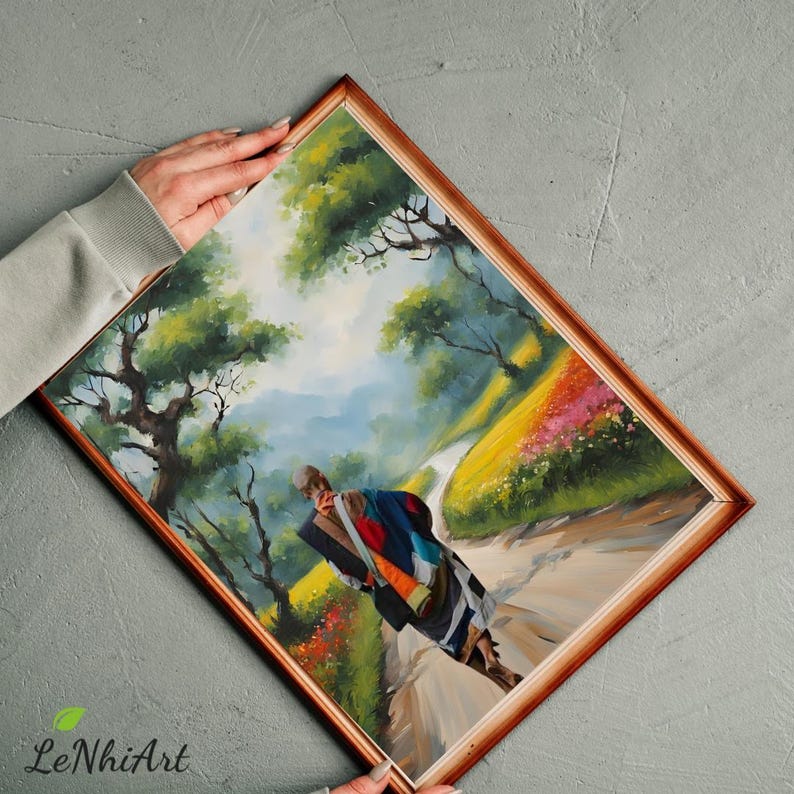 Thich Minh Tue Art Print - the Silent Pilgrim – Spiritual Buddhist Art ...