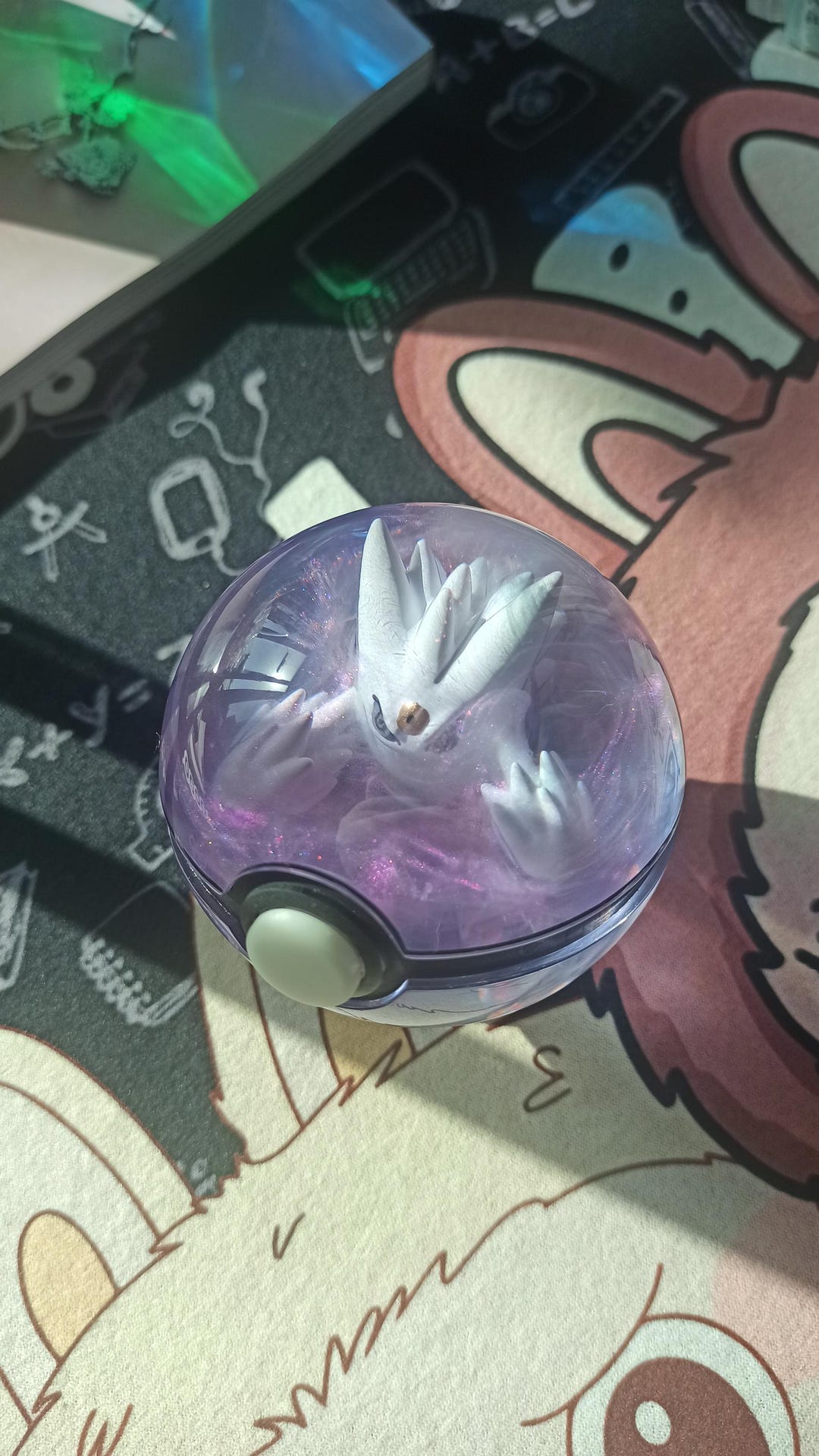 White Mega Gengar Poké Ball, Pokémon Player Gifts - Etsy