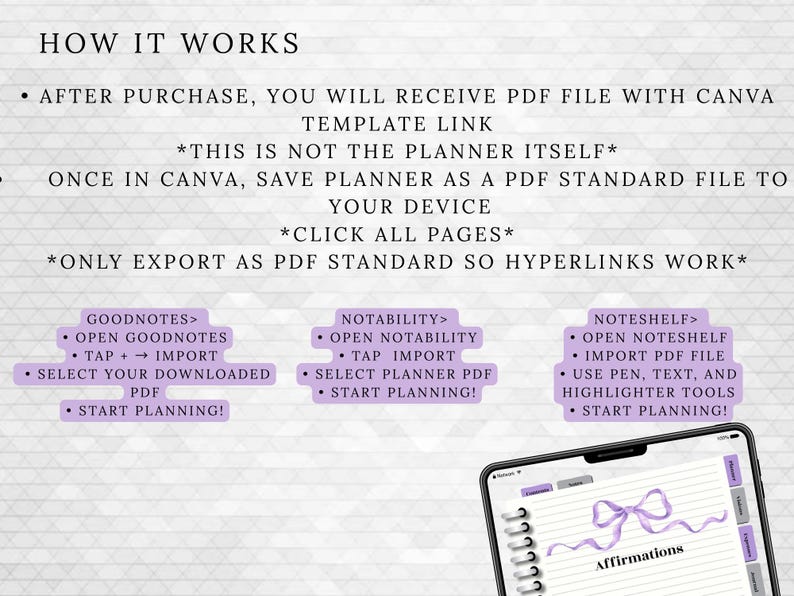 Digital Planner 2026 for iPad All-in-one Life Planner Goodnotes Planner ...