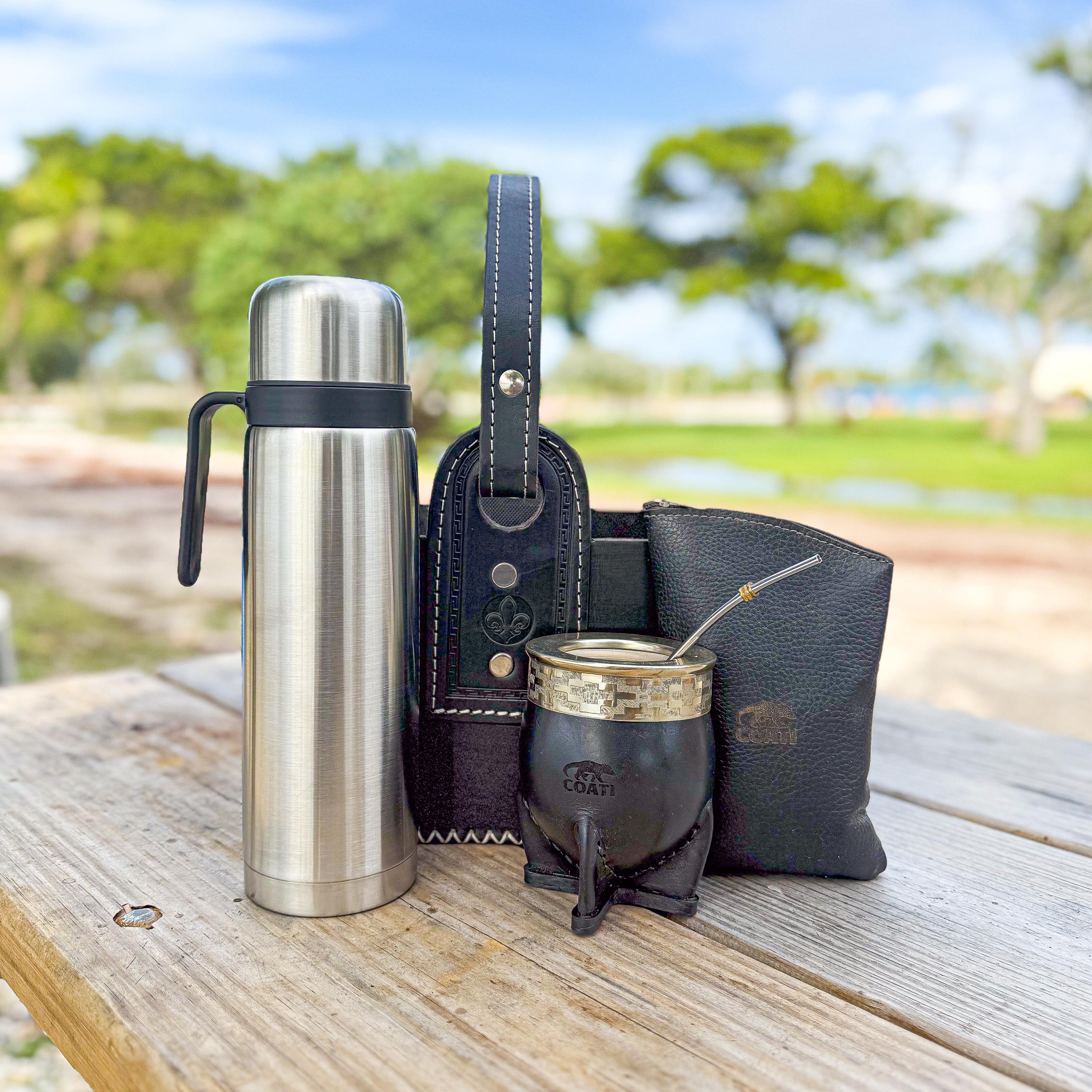 Coatí Kit Completo De Yerba Mate, Incluye Taza De Mate, Pajita bombilla ...