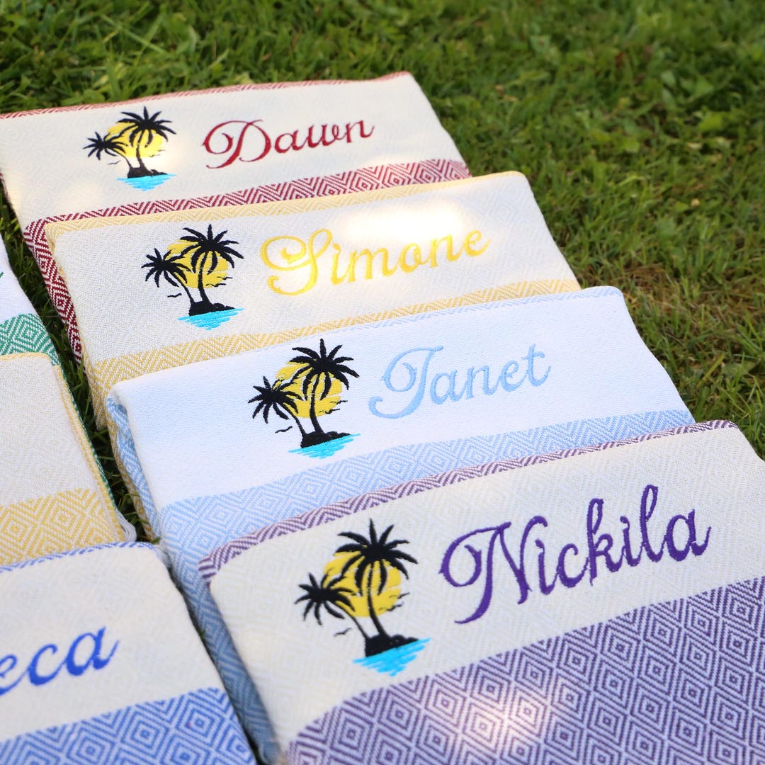 Personalized Beach Towel With Logo, Custom Towels for Pool, Cotton ...