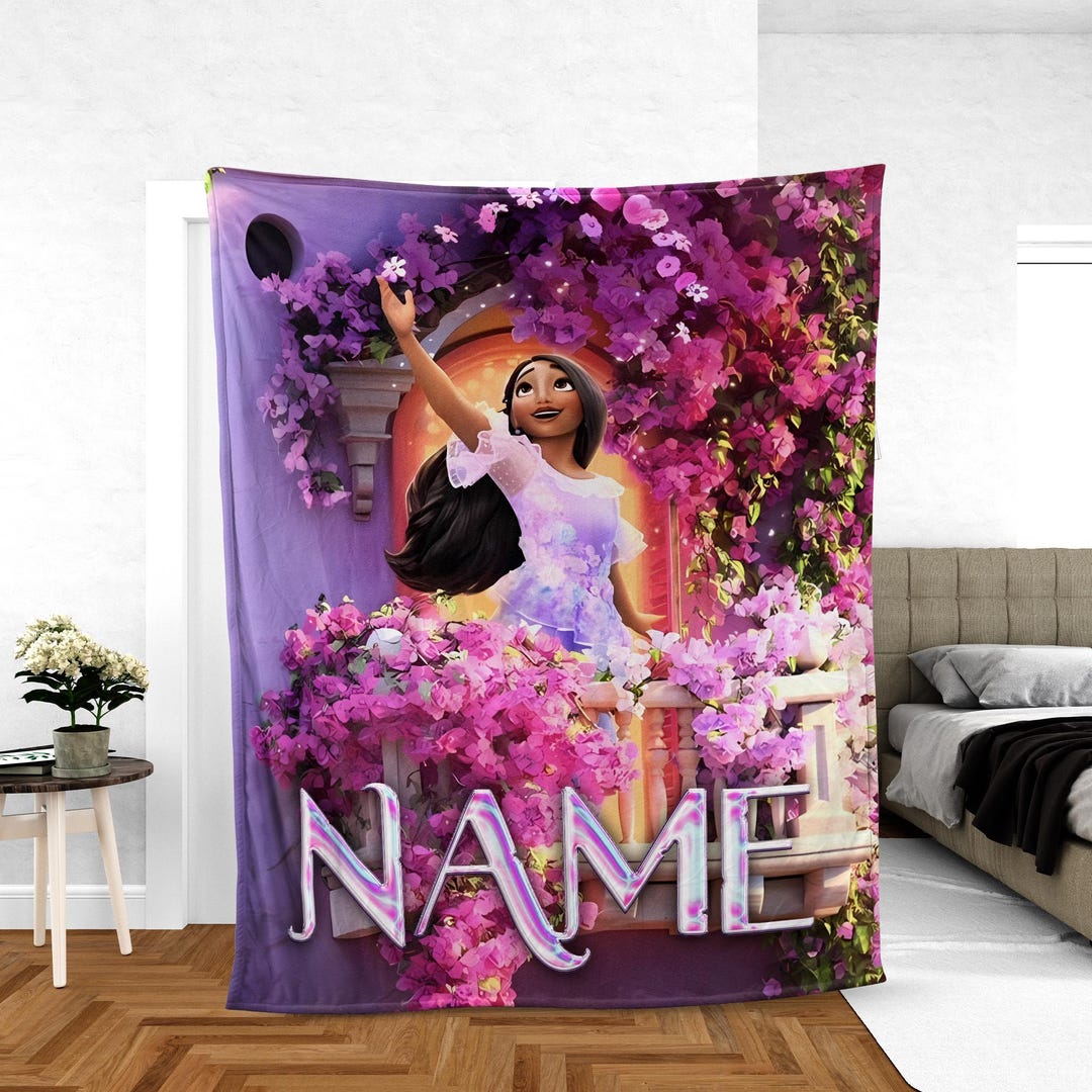 Custom Isabela Encanto Blanket, Personalized Encanto Blanket, Encanto ...