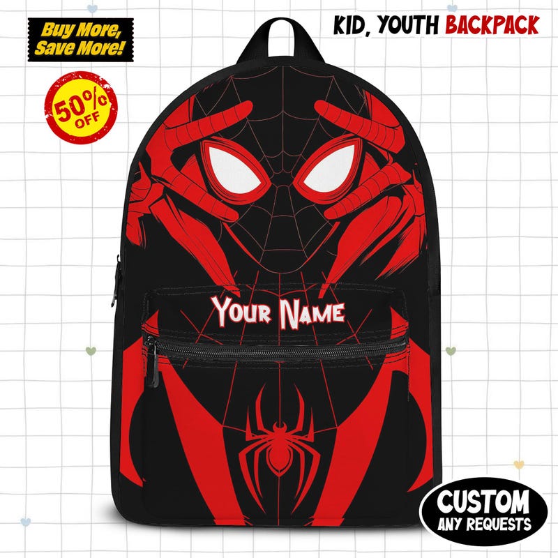 Kids Cartoon Backpack - Etsy