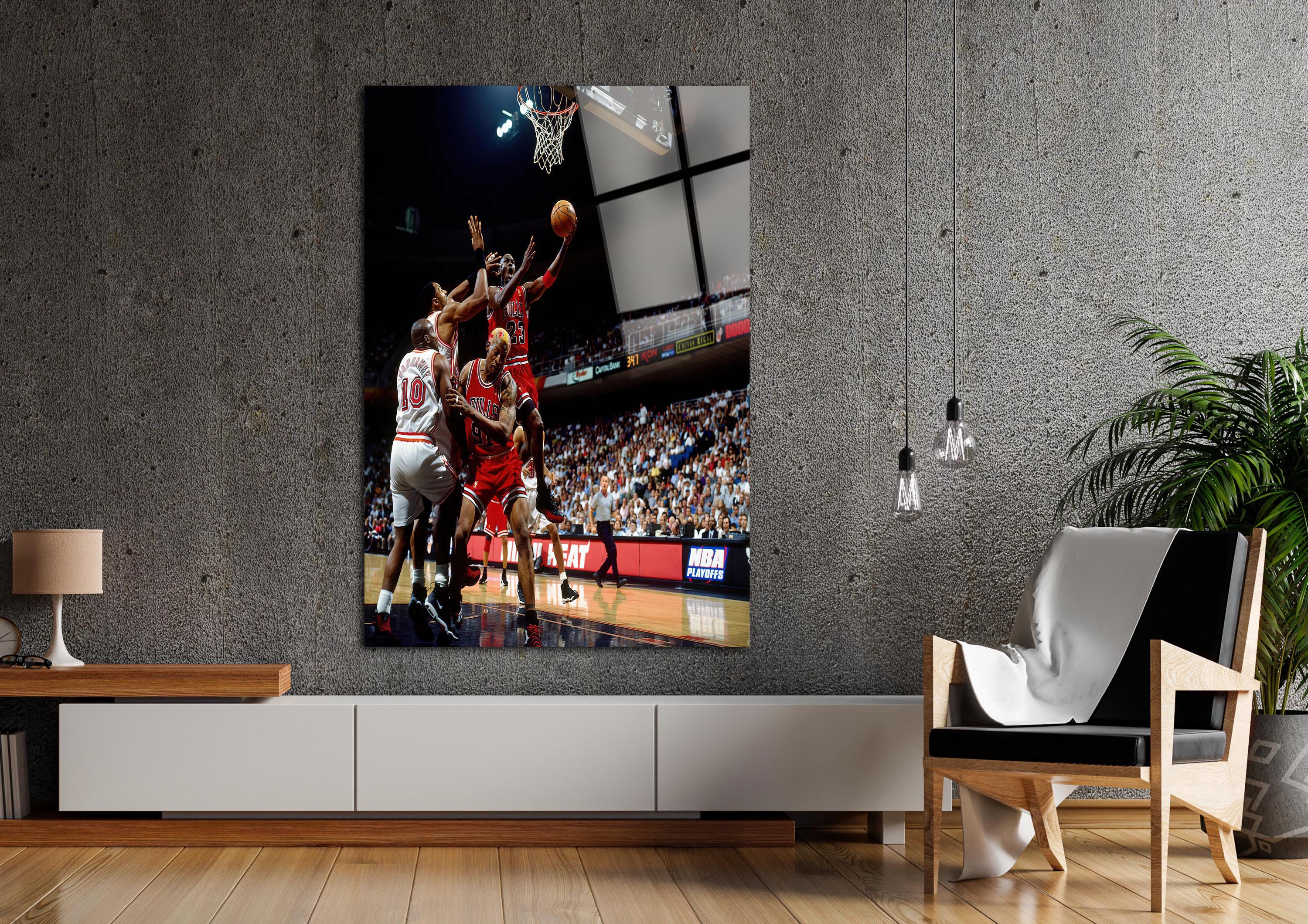 Michael Jordan Iconic Dunk,sports Wall Art,basketball Wall Decor,last Shot Poster,legends Last ...