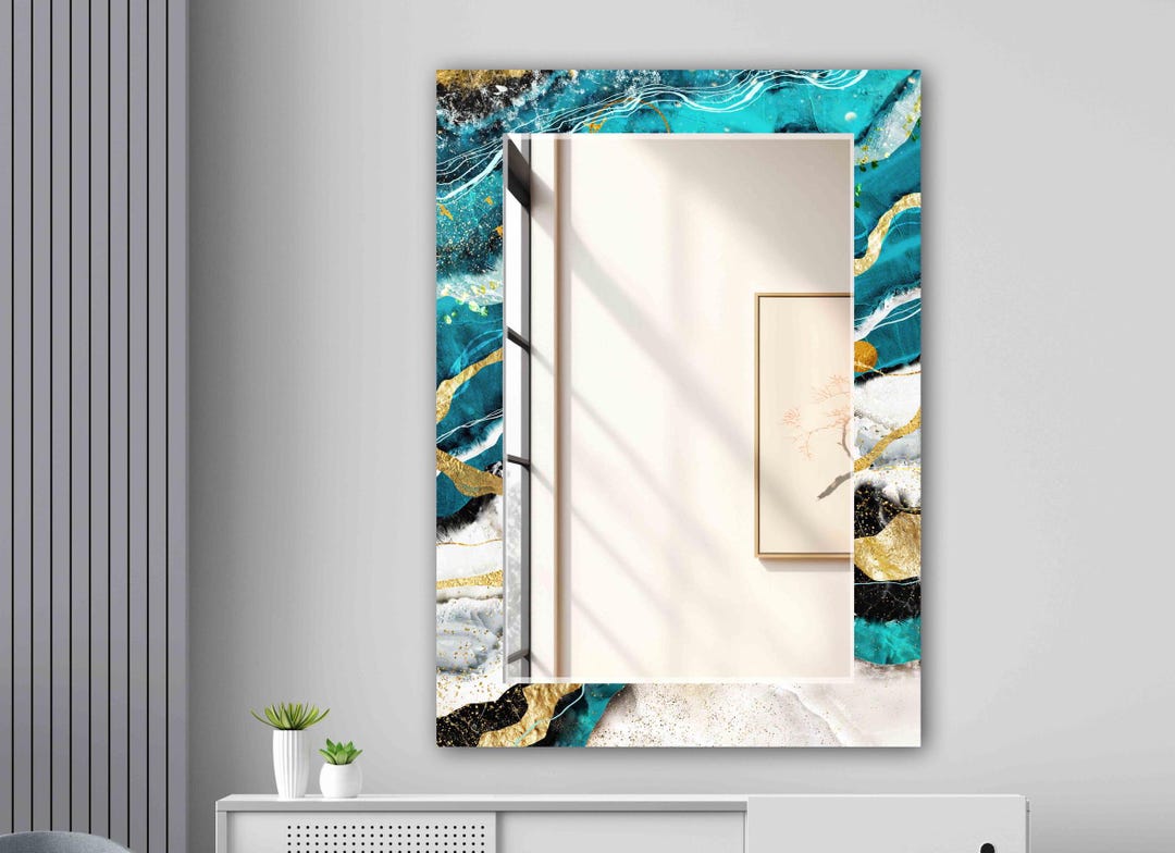 Glass Mirror Wall Decor,tempered Glass Printing,miror Wall Decor,mirror ...