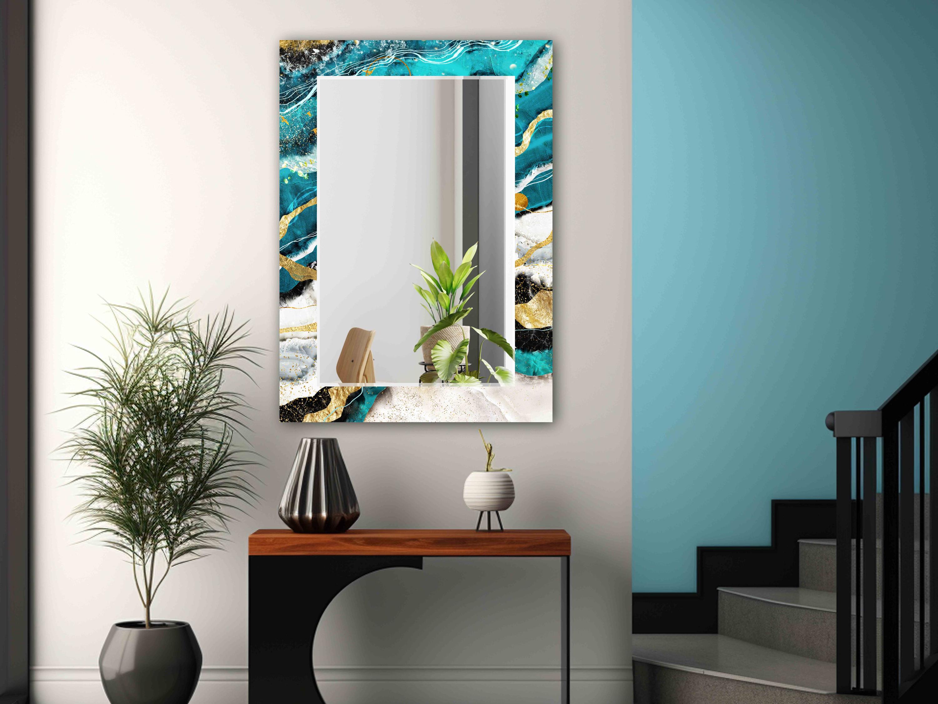 Glass Mirror Wall Decor,tempered Glass Printing,miror Wall Decor,mirror ...