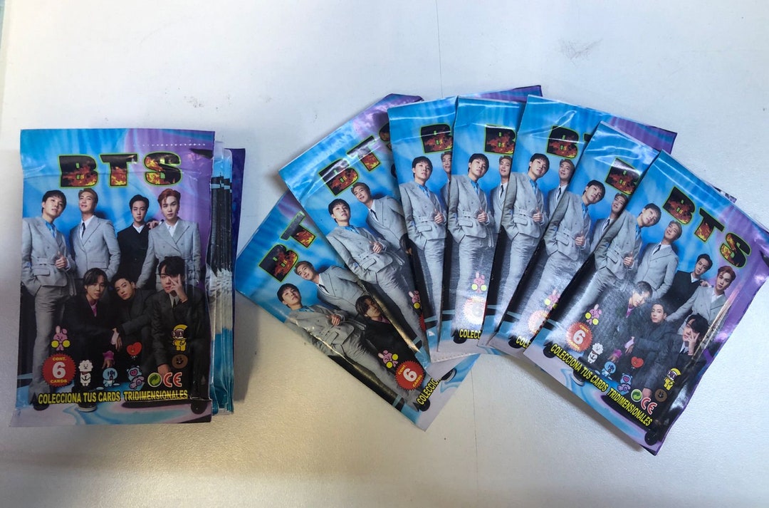 50 Sealed Envelopes of BTS Three-dimensional Collectible Cards - Etsy