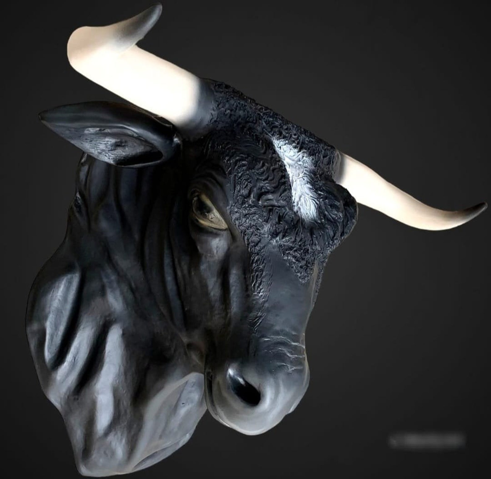 Bull Head Wall Mount 31 1/2 Fiberglass - Etsy