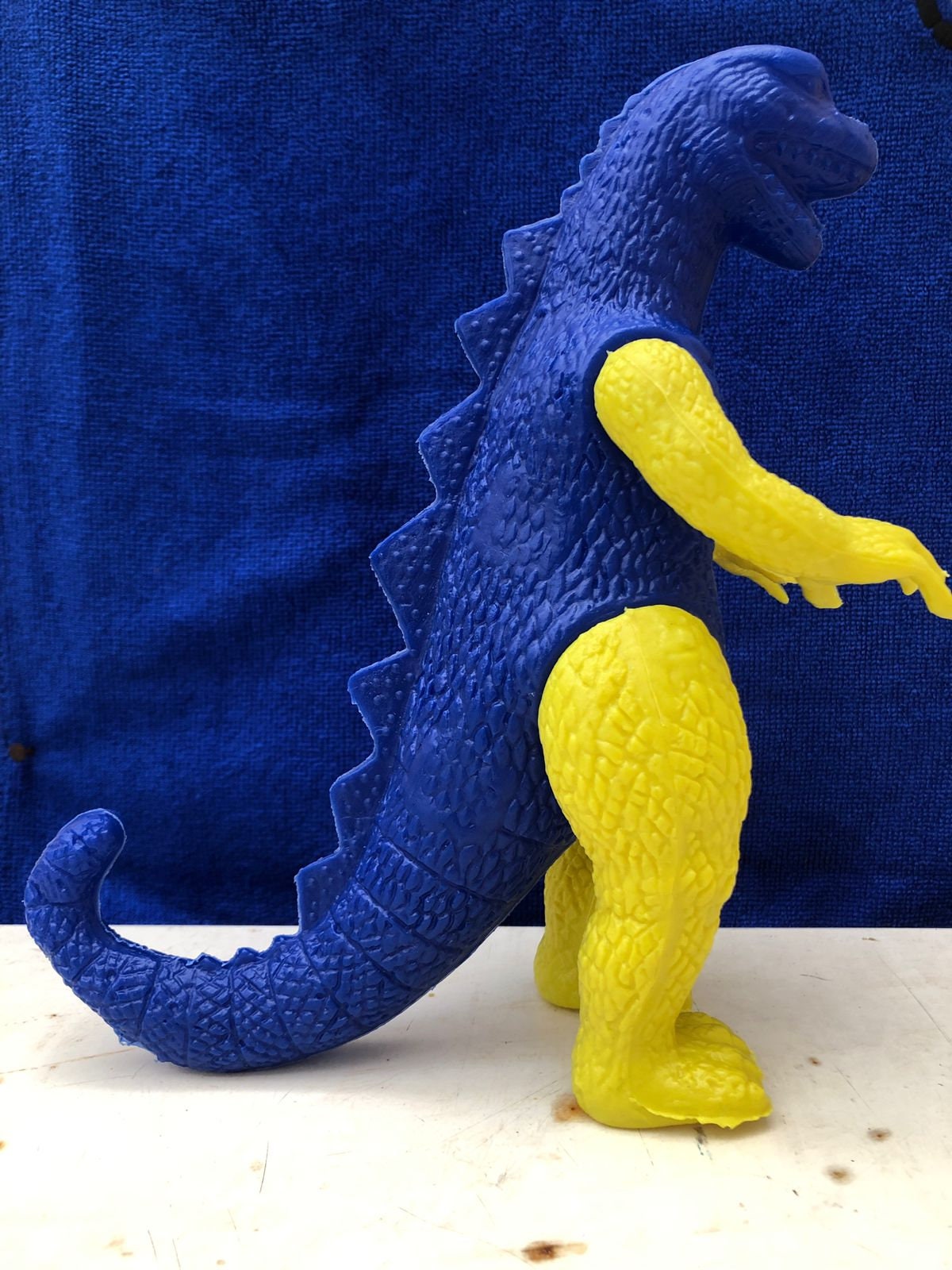 Godzilla Collection 9" Rare Plastic Blown Figure Doll From the 60'S - Etsy