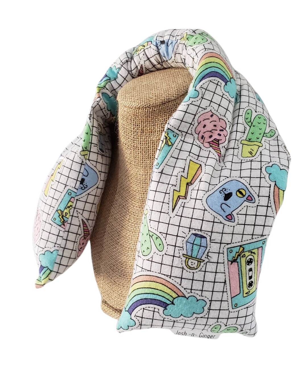 Weighted Neck Pillow ~ 80's 90's Pop ~ Microwavable Shoulder Wrap ...