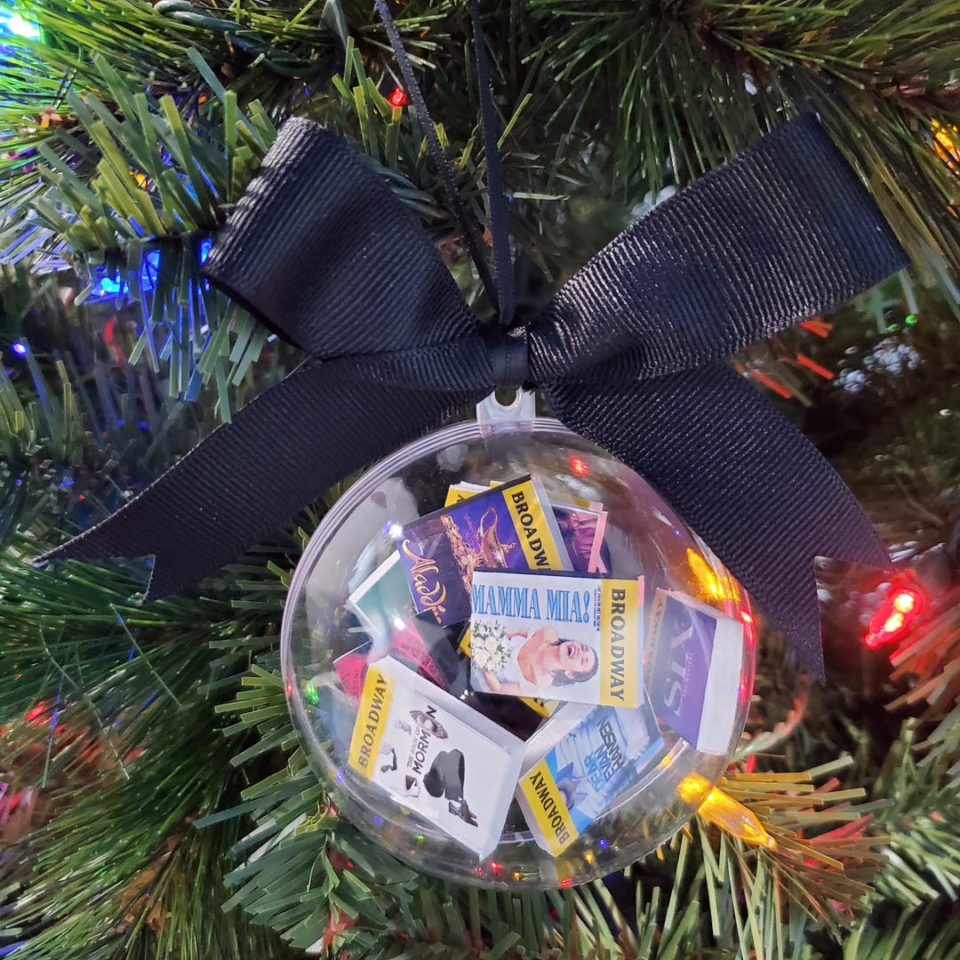 Custom Theatre Christmas Ornament - Choose Your Own Broadway Shows ...