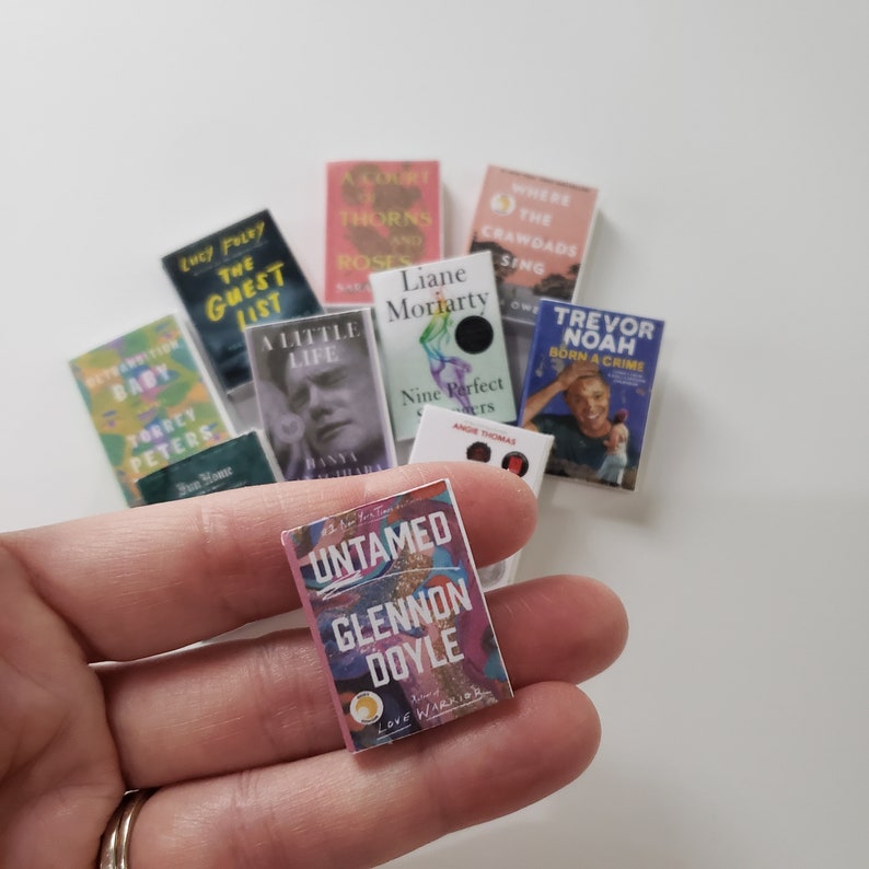 Individual Custom Mini Book Add on for Existing Ornament - Etsy