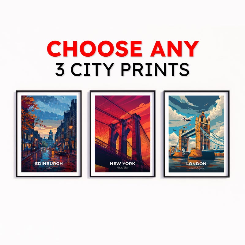 City Poster - Etsy