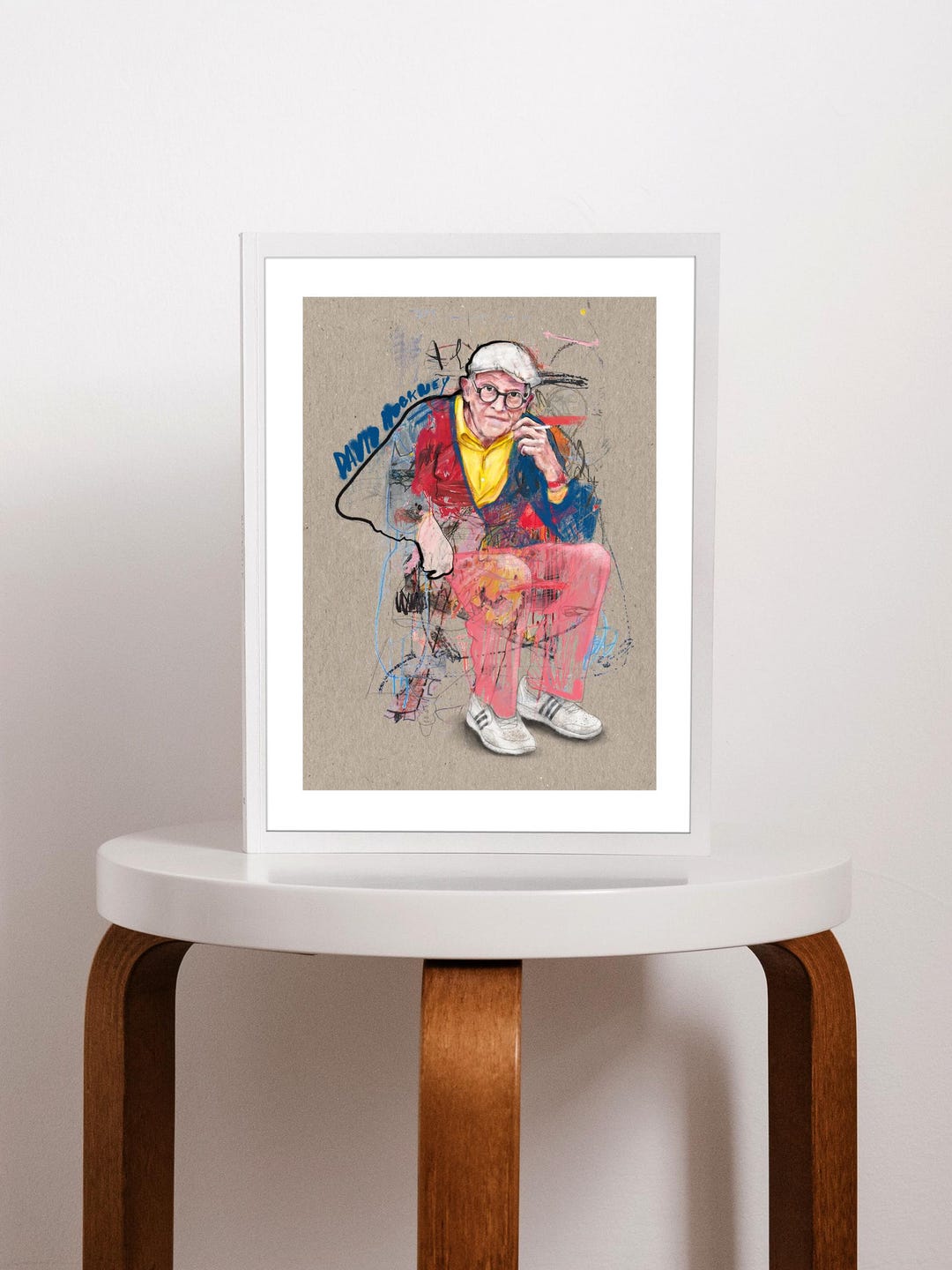 Artistic Homage david Hockney Exclusive Limited Edition Fine Art Print ...