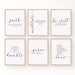 Bible Verse Prints: Black and White Scripture Wall Art Set (digital ...