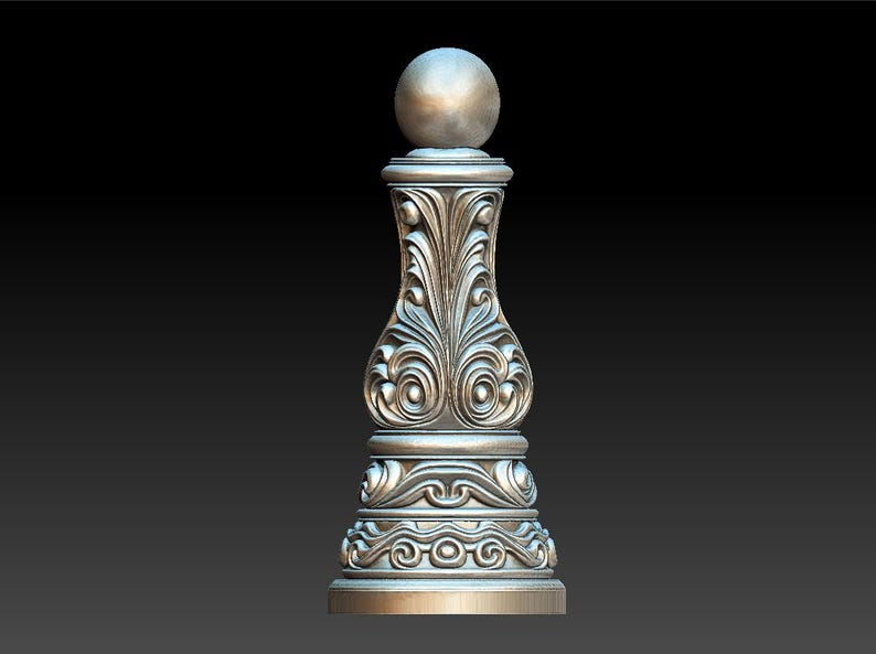 Baroque Chess Set | Ornamental 3D Printed PLA Collectible - Etsy