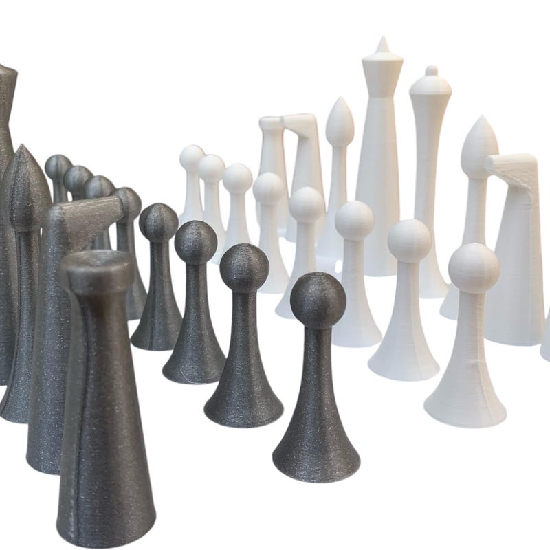 Minimalist Chess Set - Etsy