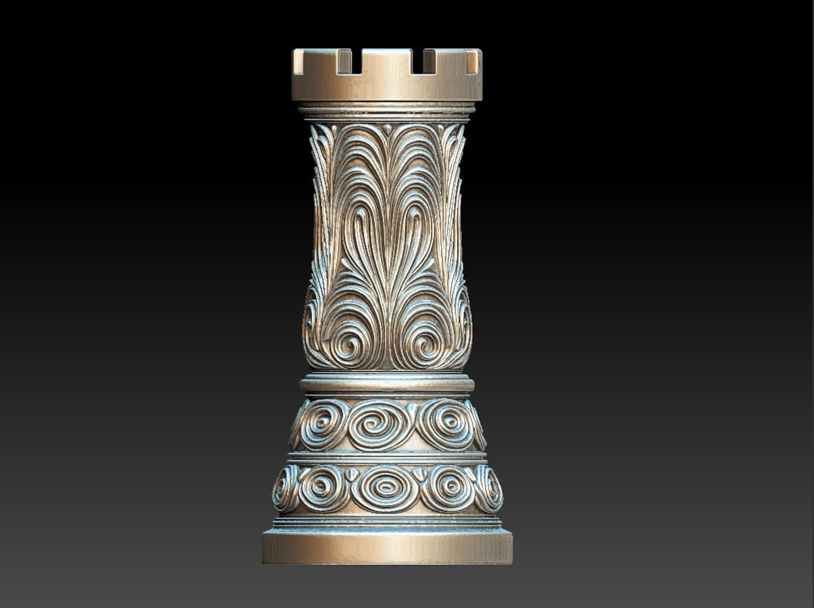 Baroque Chess Set | Ornamental 3D Printed PLA Collectible - Etsy
