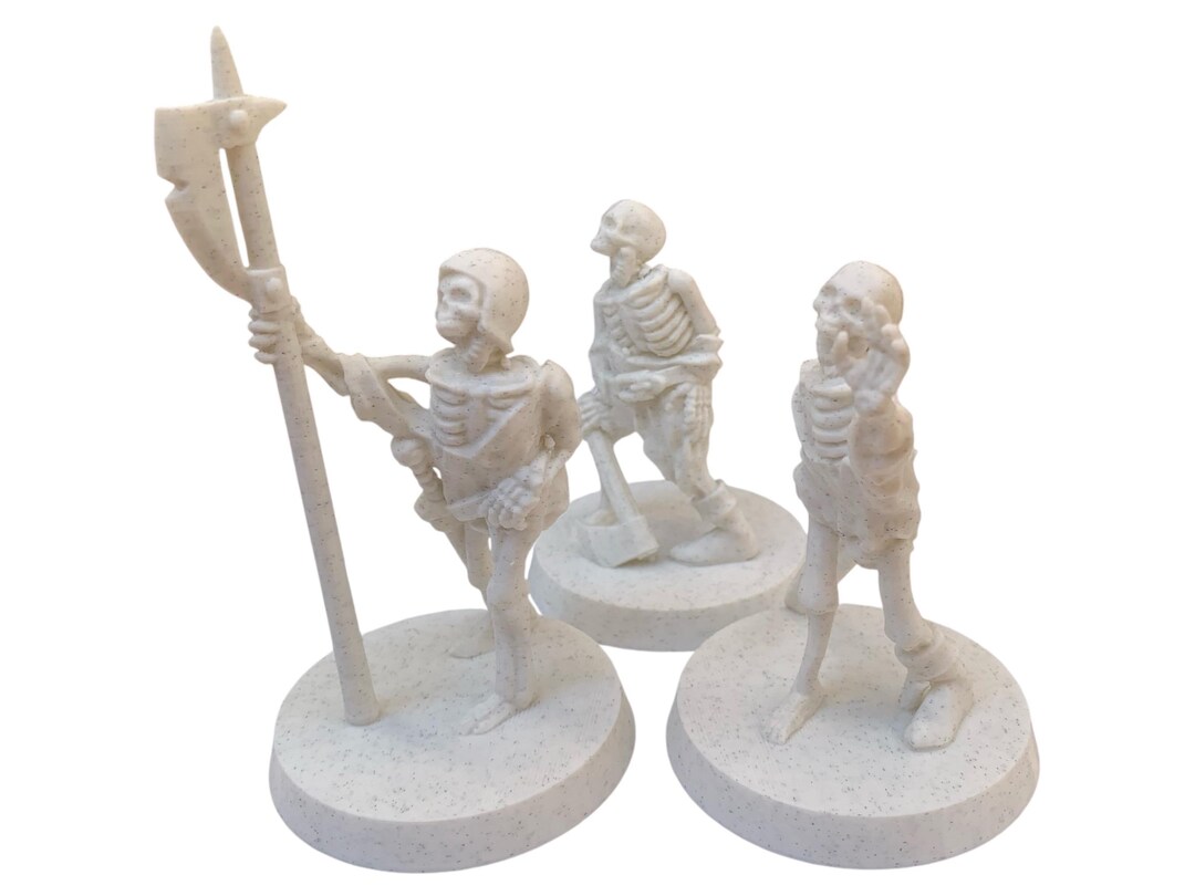 Skeleton Warrior Figures Set - Etsy