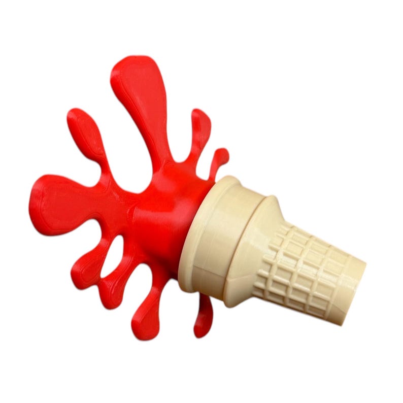 Melted Ice Cream Wall Decor | Fun and Colorful Design | Unique 3D Wall ...