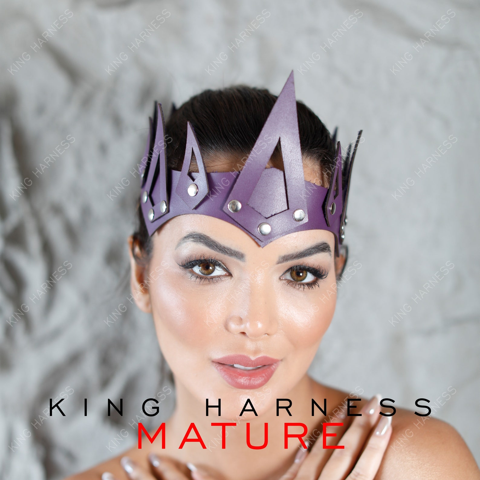 Handmade Leather Crown Headband, Perfect for Halloween & Christmas ...