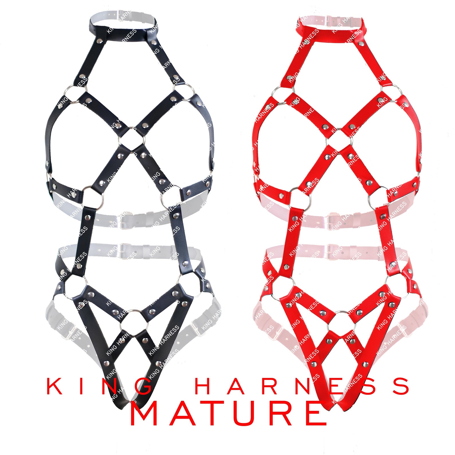 Full Body Leather Harness Lingerie, Party Body Accessories, Cage Body ...