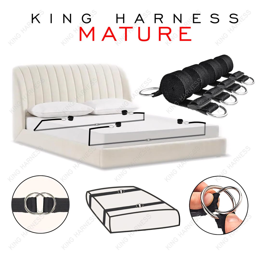 Bed Restraints Set, BDSM Handcuffs, Bedroom Restraints, Wrist Unkle ...